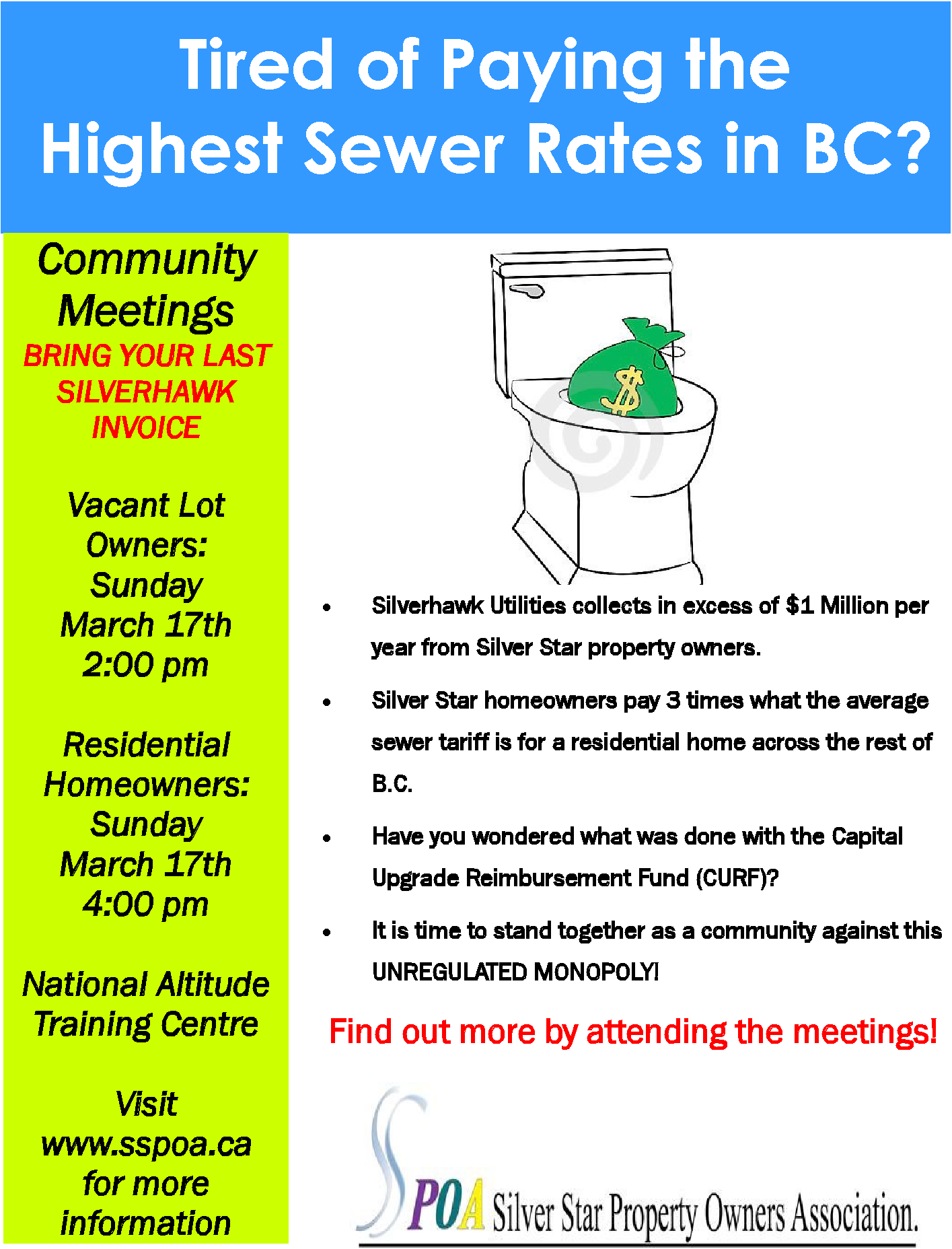 Don’t Miss the SSPOA Community Meeting regarding Silverhawk! | Silver ...